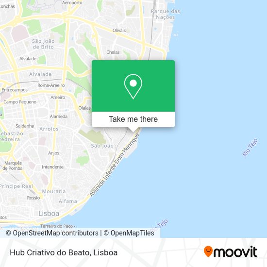 Como chegar a Hub Criativo Do Beato em Lisboa por autocarro, metro ...