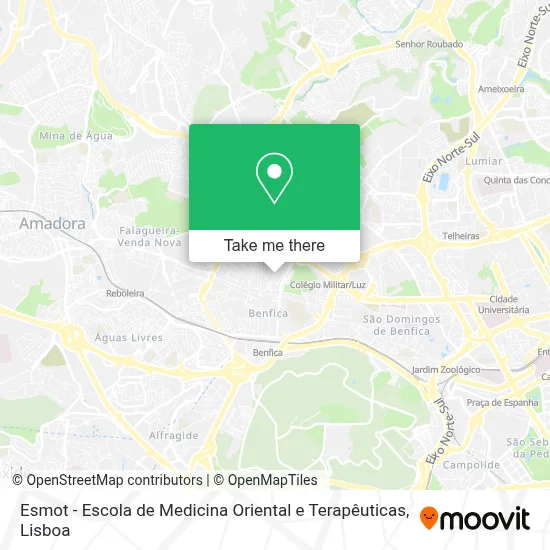 Como chegar a Esmot - Escola de Medicina Oriental e Terapêuticas em ...