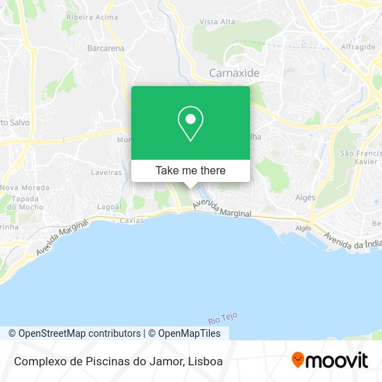 Como chegar a Complexo de Piscinas do Jamor em Oeiras por autocarro ...