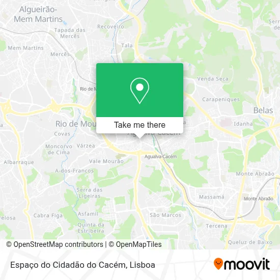 Como chegar a Espaço do Cidadão do Cacém em Sintra por autocarro ...