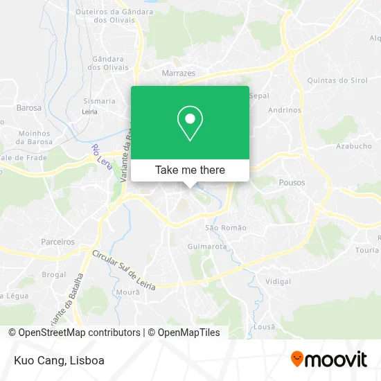 Como chegar a Kuo Cang em Lisboa por autocarro?