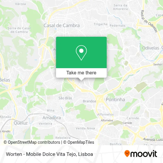 Como chegar a Worten - Mobile Dolce Vita Tejo em Amadora por autocarro ...
