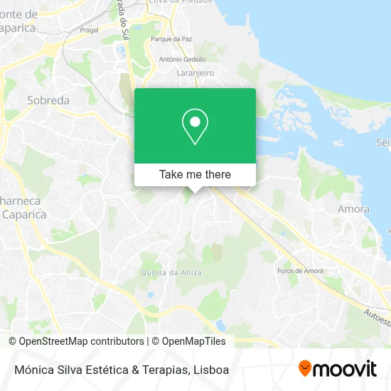 Como chegar a Mónica Silva Estética & Terapias em Seixal por autocarro ...