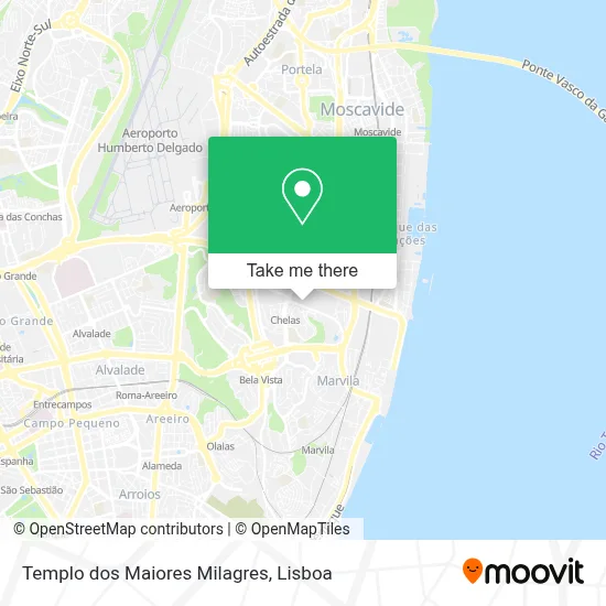 Como chegar a Templo dos Maiores Milagres em Lisboa por autocarro ...