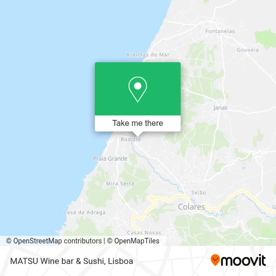 Como chegar a MATSU Wine bar & Sushi em Sintra por autocarro, elétrico ...