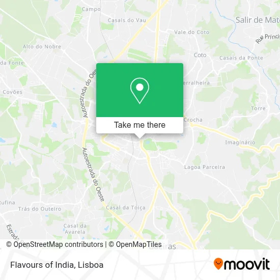 Como chegar a Flavours of India em Caldas Da Rainha por autocarro ou ...
