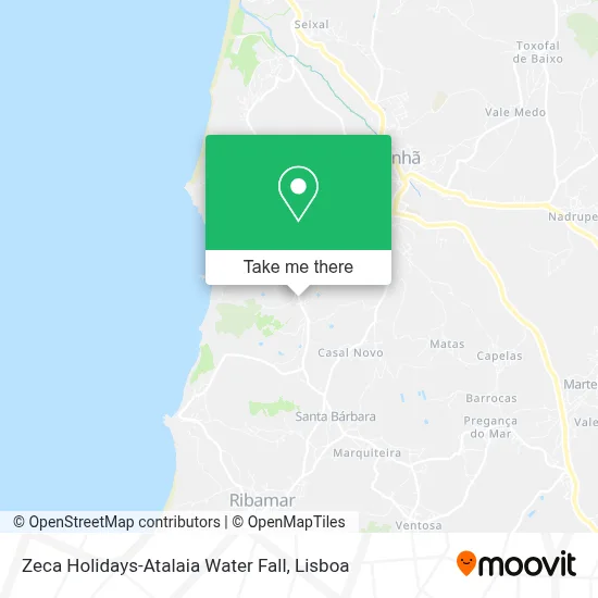 Como chegar a Zeca Holidays-Atalaia Water Fall em Lourinhã por autocarro?