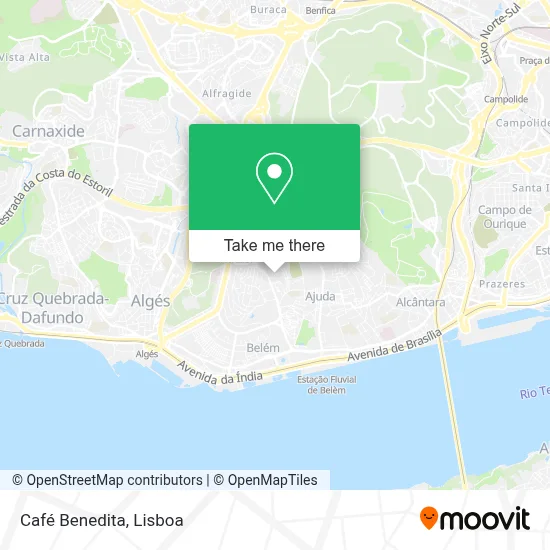 Como chegar a Café Benedita em Lisboa por autocarro, comboio, metro ...