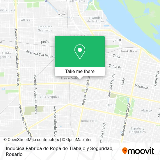 ¿Cómo llegar a Inducica Fabrica de Ropa de Trabajo y Seguridad en ...