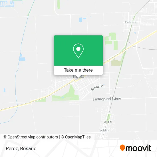 ¿Cómo llegar a Pérez en Rosario en Colectivo?