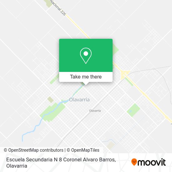 ¿Cómo llegar a Escuela Secundaria N 8 Coronel Alvaro Barros en Olavarría en autobús?