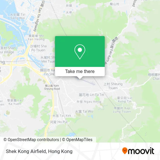 如何搭乘 巴士 或 地鐵 前往元朗 Yuen Long的Shek Kong Airfield (石崗機場)？