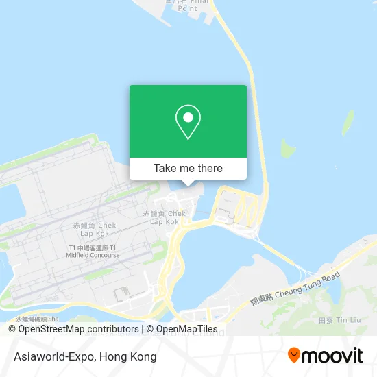 How to Get to Asiaworld-Expo in Hong Kong by Bus or Subway?