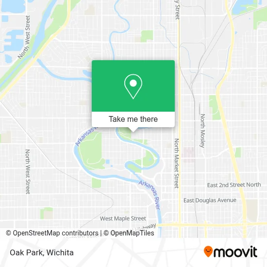¿Cómo llegar a Oak Park en Wichita en autobús?