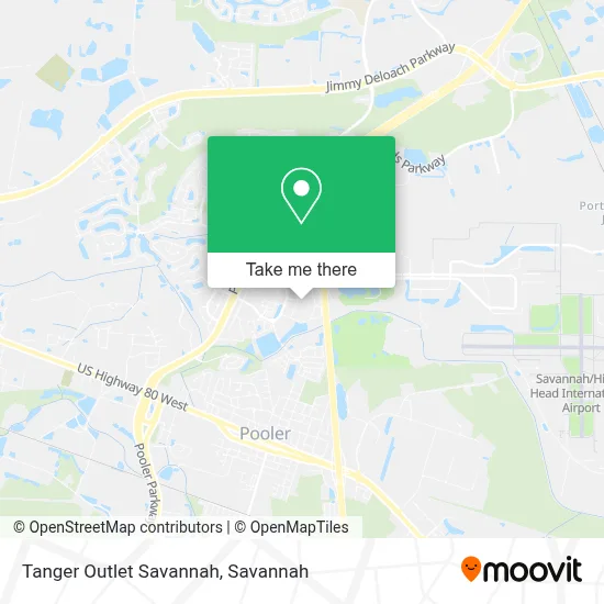 How to Get to Tanger Outlet Savannah in Pooler by Bus?