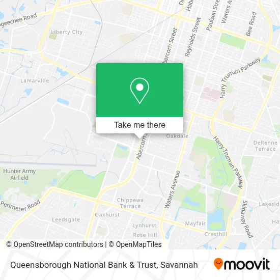 ¿Cómo llegar a Queensborough National Bank & Trust en Savannah en autobús?