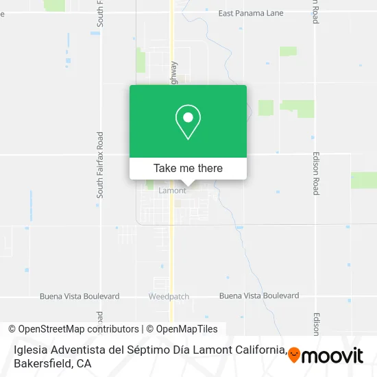 How to Get to Iglesia Adventista del Séptimo Día Lamont California by Bus?