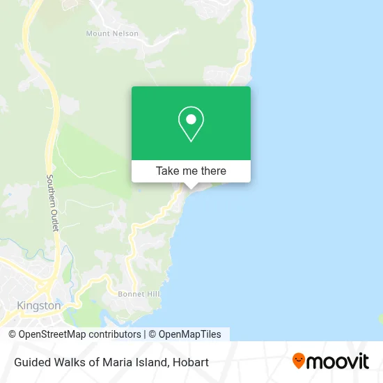 How to Get to Guided Walks of Maria Island in Kingborough by Bus?