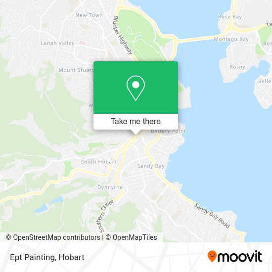 How to get to Ept Painting in Hobart by bus?