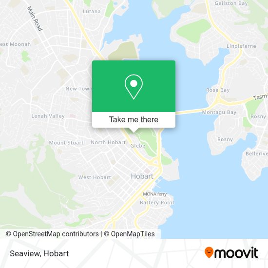 How to get to Seaview in Hobart by bus?