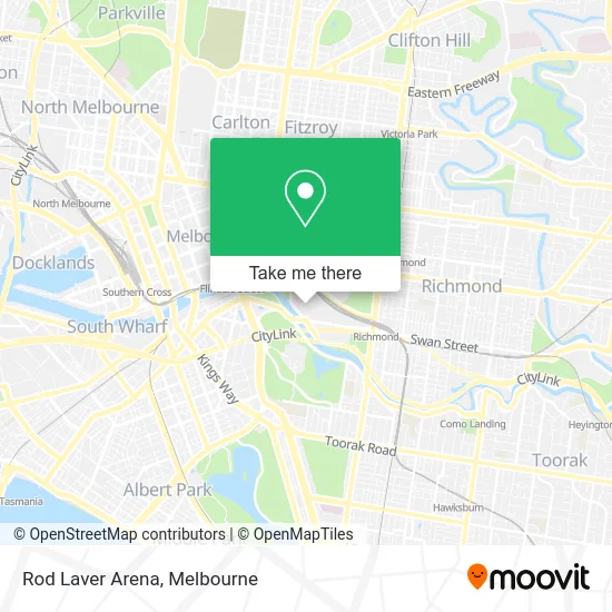 How to Get to Rod Laver Arena in Melbourne by Train, Bus or Tram?
