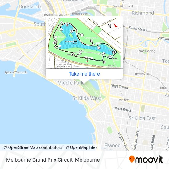 How to Get to Melbourne Grand Prix Circuit in Albert Park by Tram, Bus ...