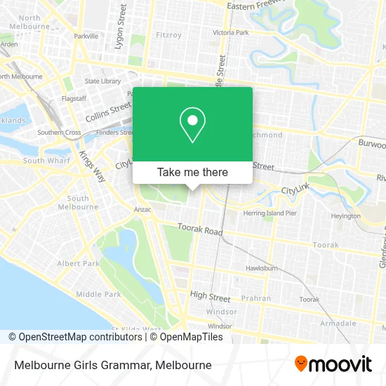 How to Get to Melbourne Girls Grammar in South Yarra by Bus, Train or Tram?