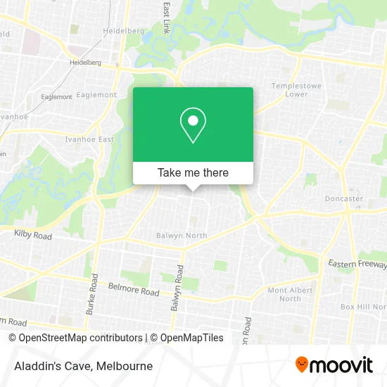 How to Get to Aladdin's Cave in Balwyn North by Bus, Tram or Train?