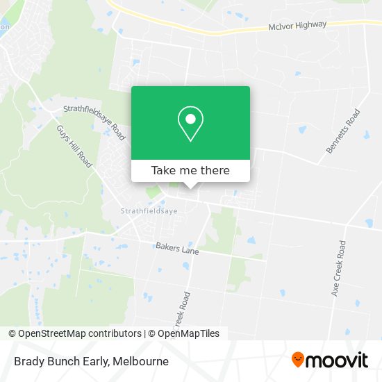 How to get to Brady Bunch Early in Strathfieldsaye by Bus or Train?
