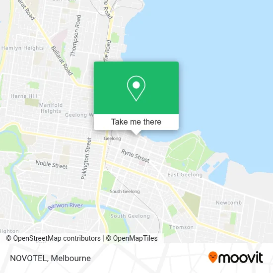 How to Get to NOVOTEL in Geelong by Bus or Train?