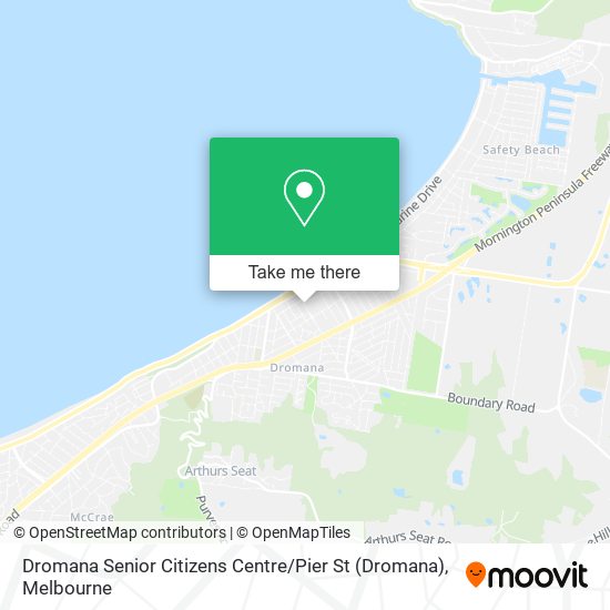 How to get to Dromana Senior Citizens Centre / Pier St by bus?