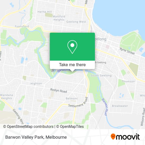 How to Get to Barwon Valley Park in Belmont by Bus or Train?