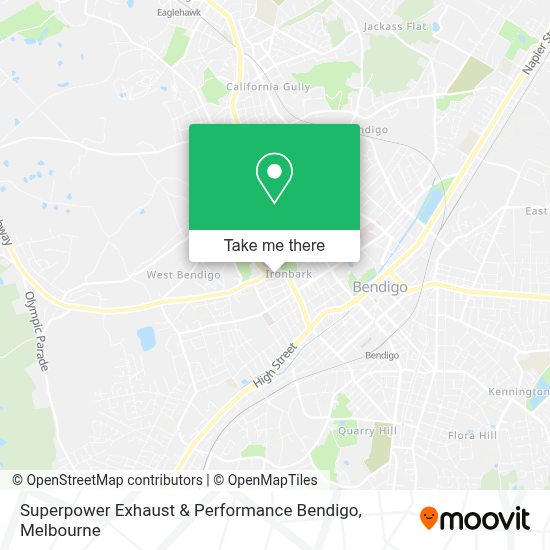 How to get to Superpower Exhaust & Performance Bendigo in Ironbark by ...