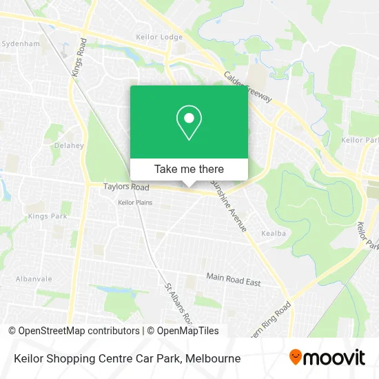 How to Get to Keilor Shopping Centre Car Park in Keilor Downs by Bus ...