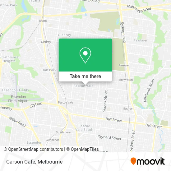 How to Get to Carson Cafe in Pascoe Vale by Bus, Train or Tram?