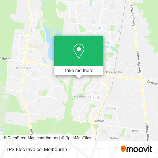 How to Get to TPS Elec Invoice in Meadow Heights by Bus, Train or Tram?