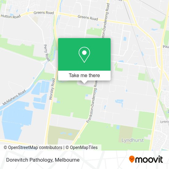 How to get to Dorevitch Pathology in Bangholme by bus or train?