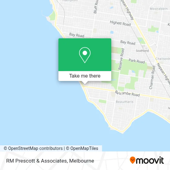 How to Get to RM Prescott & Associates in Black Rock by Bus, Train or Tram?