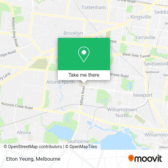 How to get to Elton Yeung in Altona North by bus, train or tram?