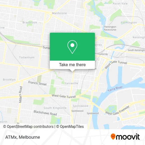 How to Get to ATMx in Kingsville by Bus, Train or Tram?