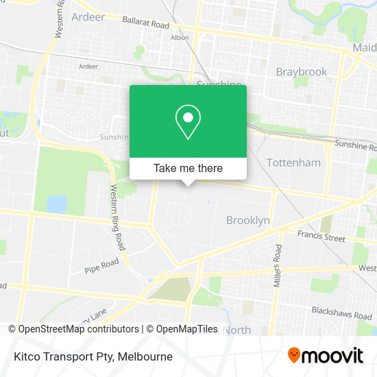 How to get to Kitco Transport Pty in Sunshine West by bus, train or tram?