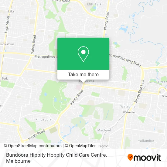 How to Get to Bundoora Hippity Hoppity Child Care Centre by Bus, Tram ...