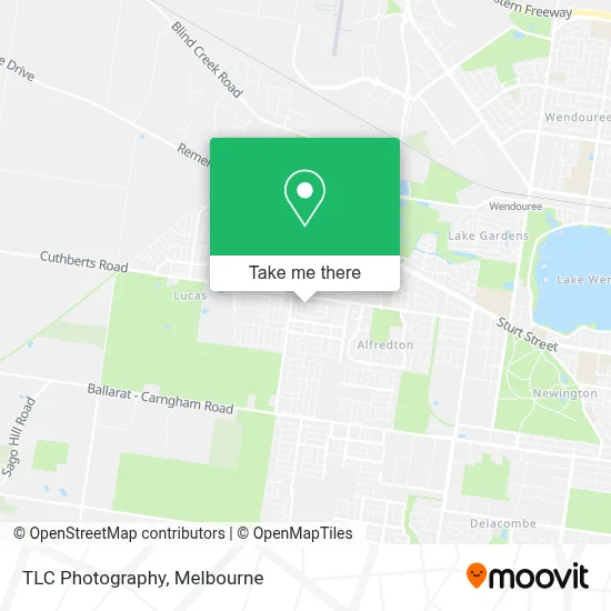 How to Get to TLC Photography in Alfredton by Bus or Train?