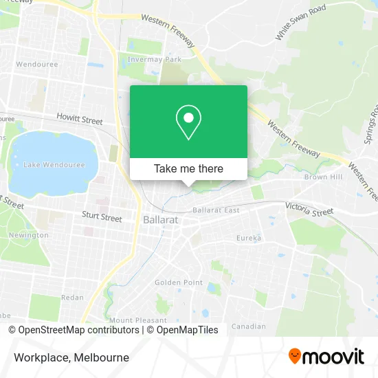 How to Get to Workplace in Black Hill by Train or Bus?