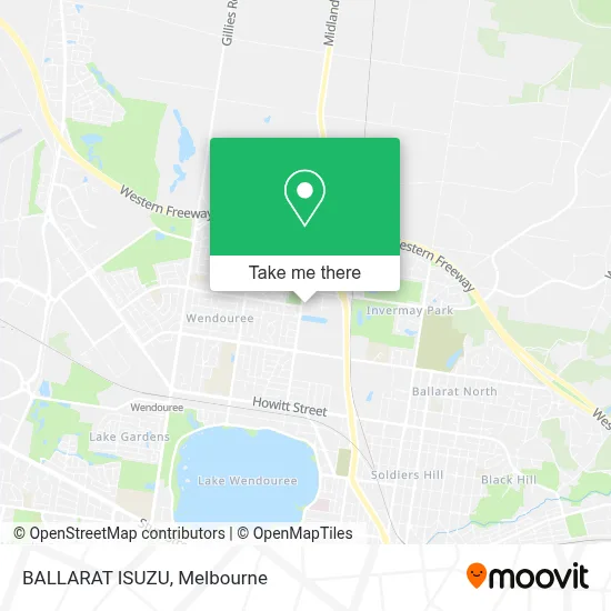 How to Get to BALLARAT ISUZU in Wendouree by Bus or Train?