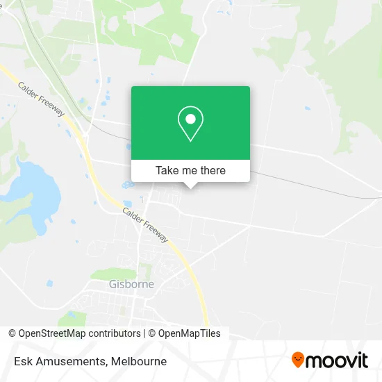 How to Get to Esk Amusements in Gisborne by Train or Bus?