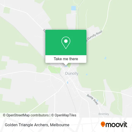 How to Get to Golden Triangle Archers in Dunolly by Bus or Train?