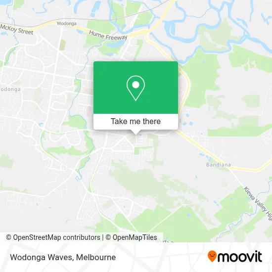 How to Get to Wodonga Waves in Bandiana by Bus or Train?