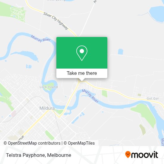 How to get to Telstra Payphone in Buronga by bus or train?