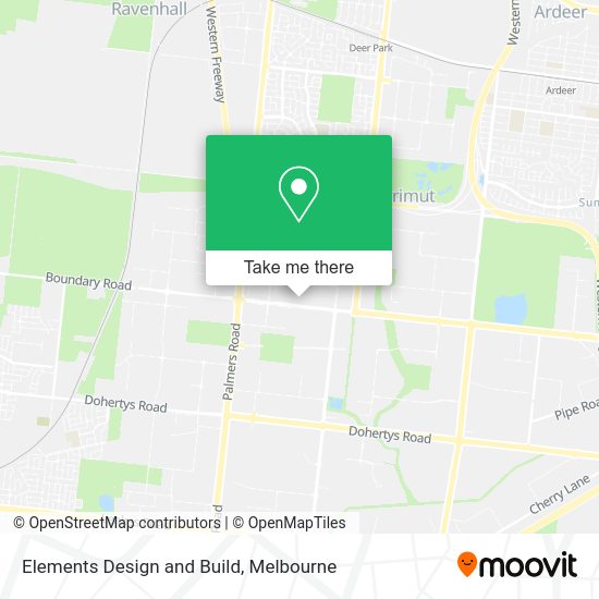 How to Get to Elements Design and Build in Derrimut by Bus or Train?